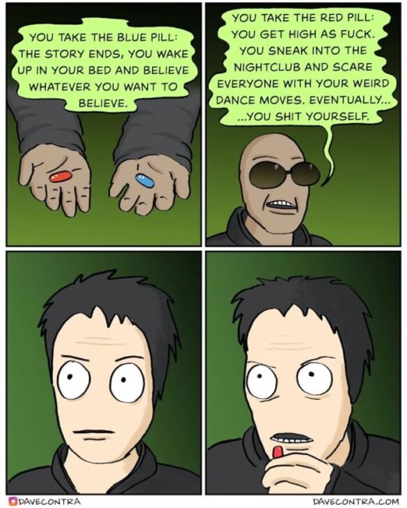 40 Darkly Absurd Cartoons by Dave Contra to Spin Your Mind