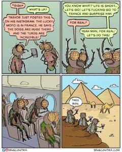 40 Darkly Absurd Cartoons by Dave Contra to Spin Your Mind