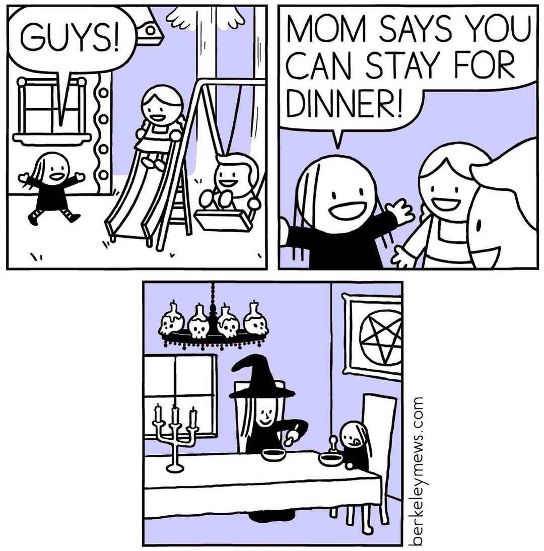 Comics Creator Berkeley Mews inspires Innocent Dark Humor