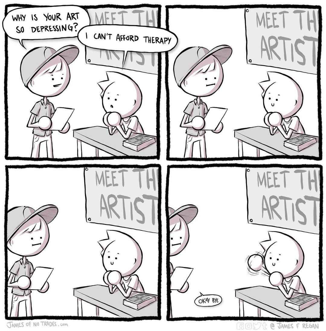 30 Humor Comics as a defense against depression by Artist
