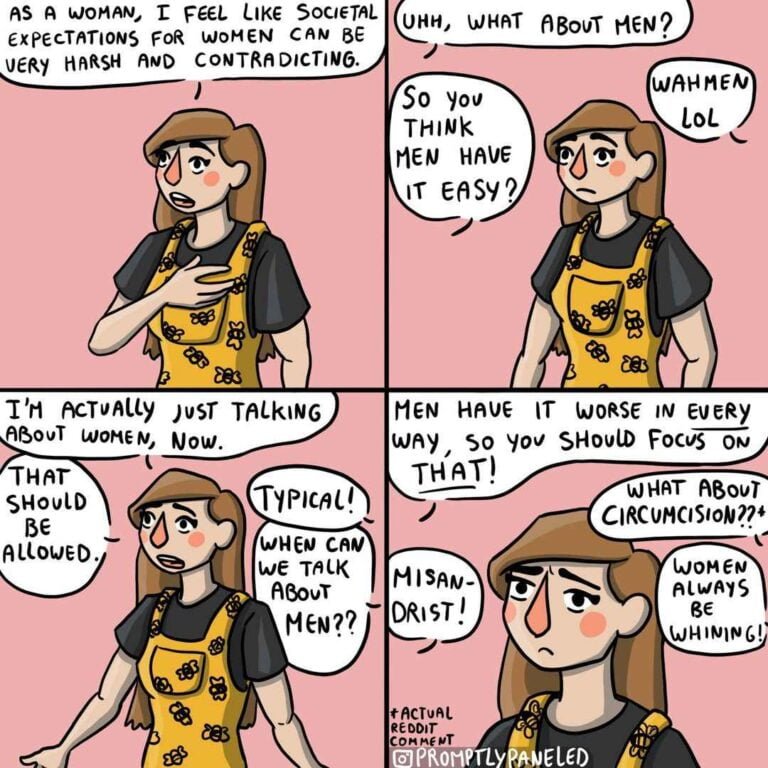 37 Feminist Comics Unveiling Daily Challenges Faced by Women