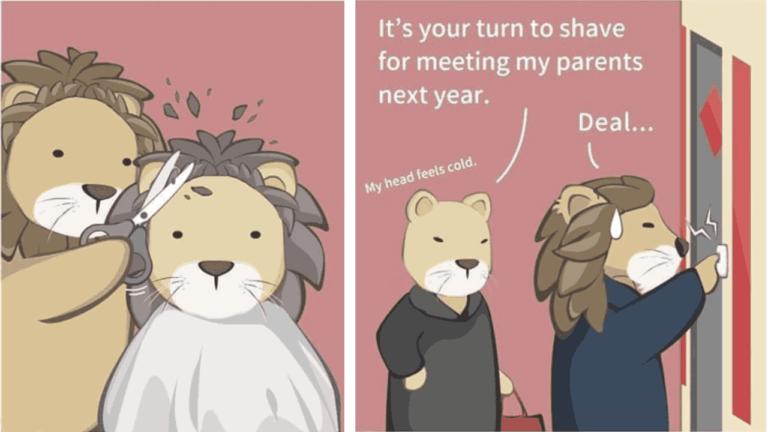 40 Adorable Animals Comics In Hilarious Human Scenarios