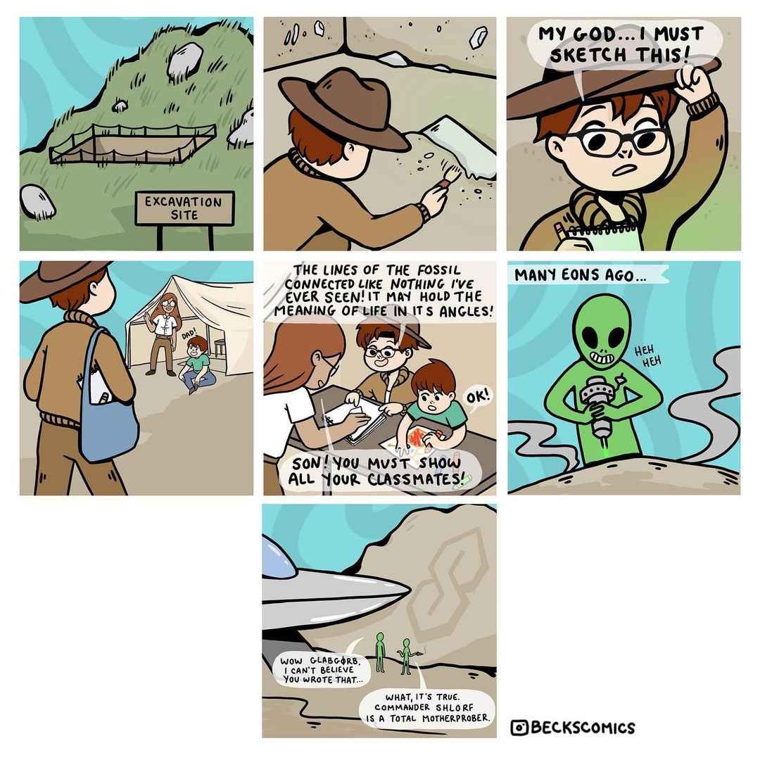 33 Comics About Everyday Life and Authentic Creativity by Artist