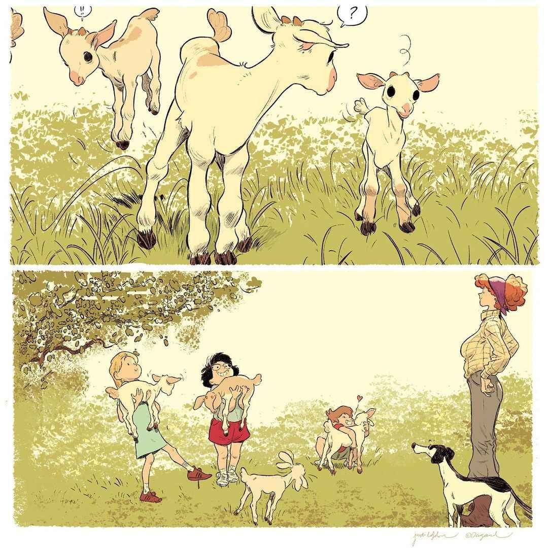 45 Heartwarming Family Illustrations by an Artist for a Joyful Journey