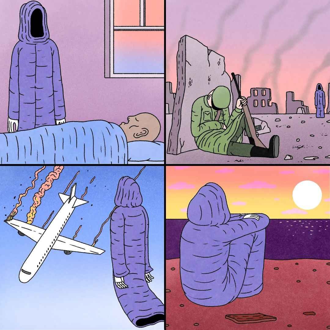 28 Dark Humor Comics with Unique Illustrative Stories by Alex Gamsu Jenkins